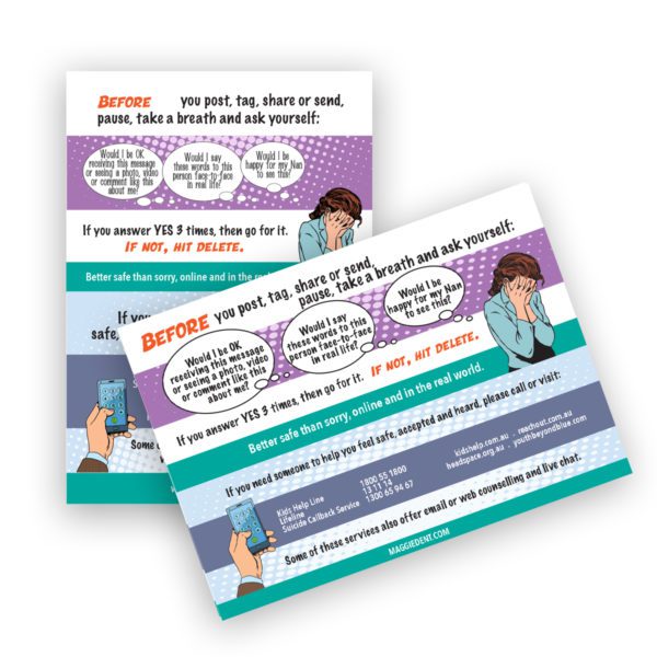 Social Media Reminder Poster Download for Schools - Maggie Dent