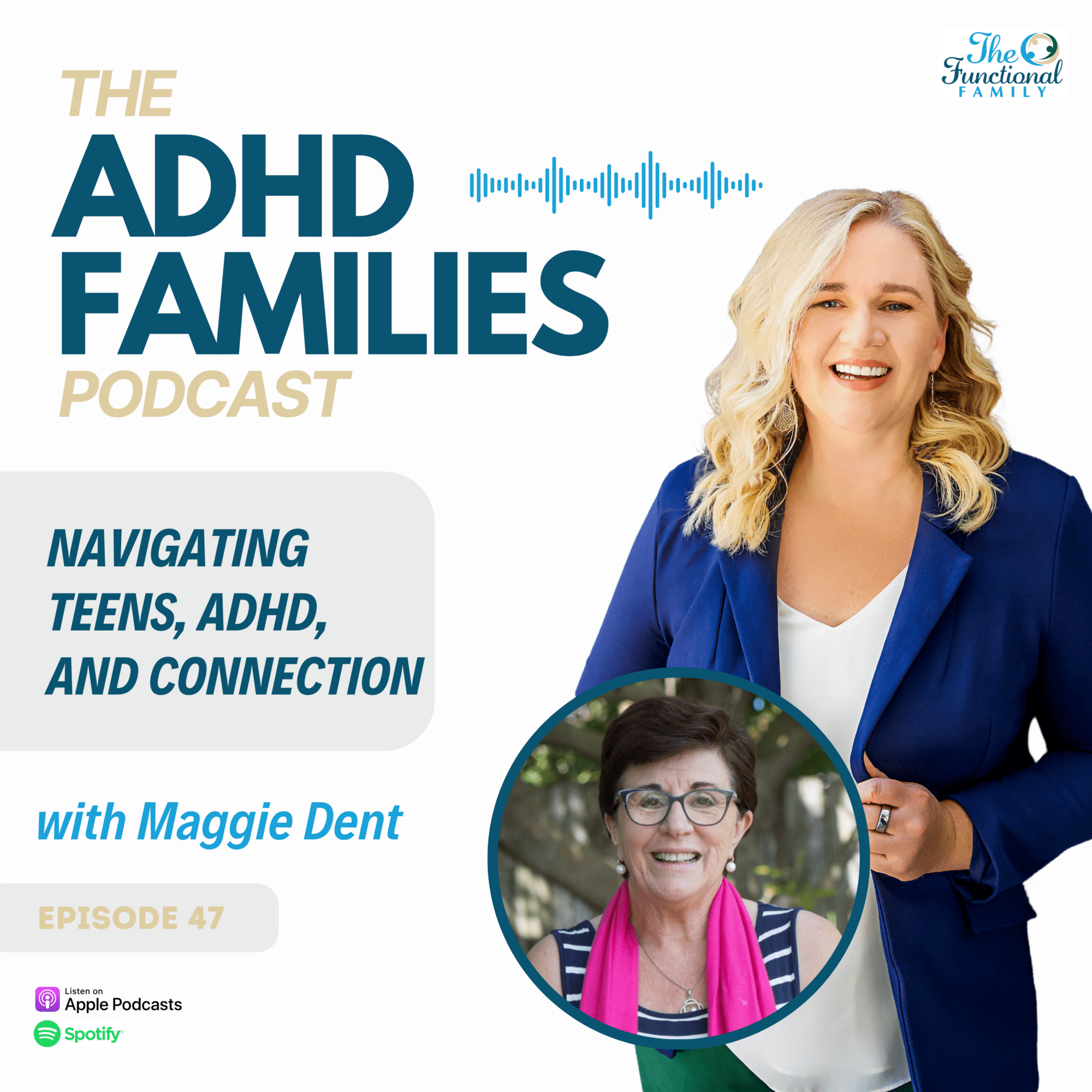 Navigating teens, ADHD and connection - Maggie & the ADHD Families podcast - Maggie Dent
